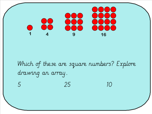 Square Numbers | Teaching Resources