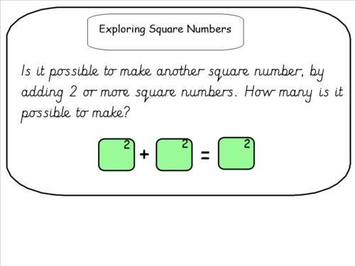 Square Numbers | Teaching Resources