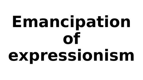 Emancipation of Expressionism revision facts GCSE Dance anthology exam ...