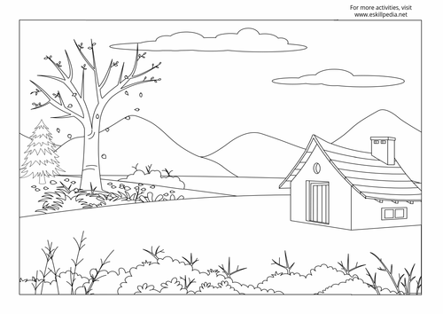 Sceneries coloring Activities | Teaching Resources