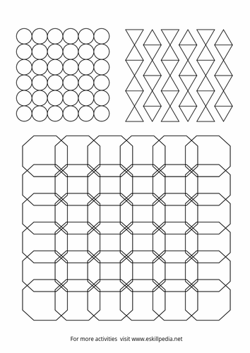 Simple Pattern Coloring Activities | Teaching Resources