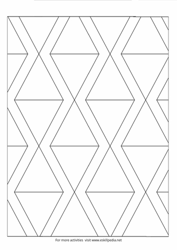 Simple Pattern Coloring Activities | Teaching Resources