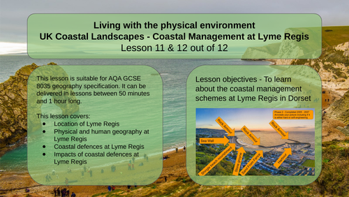AQA Geography GCSE Lesson - Coastal Landscapes - Coastal Management at ...