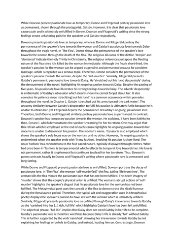 AQA A Level English Literature The Great Gatsby and Pre-1900 Poetry ...