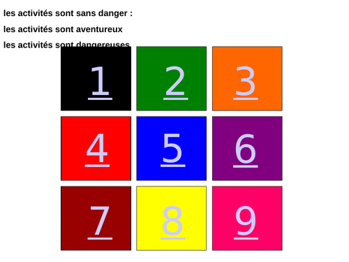 CLIL PSHE in French Protective behaviours Lesson 4 Recognising symptoms ...