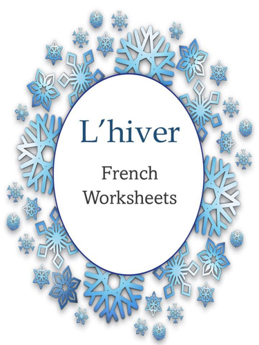 French Winter Activities - L'hiver | Teaching Resources