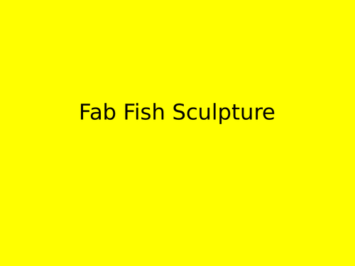 Year 7 Unit of Work Fabulous Fish | Teaching Resources