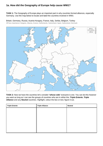 World War I - 1. The alliance system | Teaching Resources