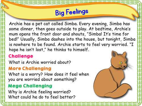 Big Feelings - Ruby's Worry KS1 | Teaching Resources