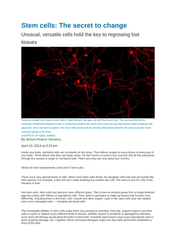 GCSE Science B2 cell division AQA powerpoints and exam questions ...