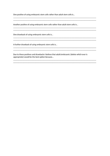 GCSE Science B2 cell division AQA powerpoints and exam questions ...
