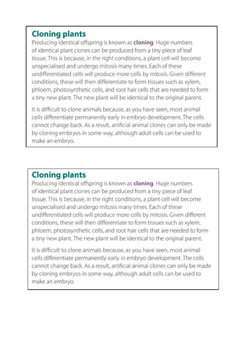 GCSE Science B2 cell division AQA powerpoints and exam questions ...
