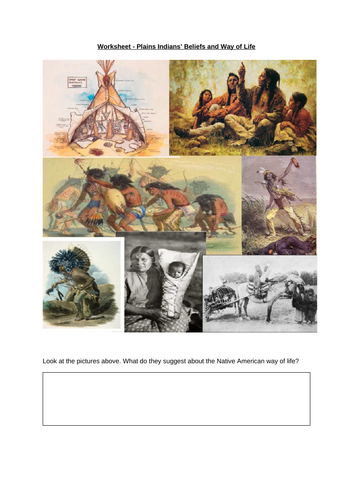 Remote Learning - Plains Indians' Beliefs and Way of Life - GCSE ...