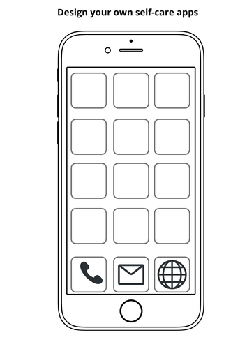 Safe Social Media use - Design your own self-care apps | Teaching Resources