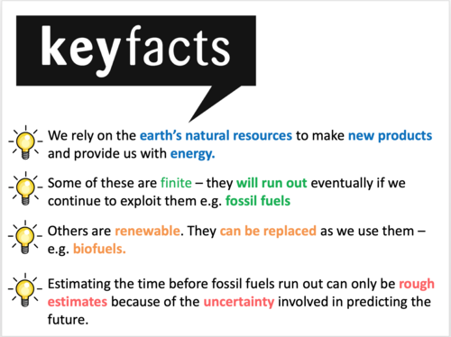 Finite And Renewable Resources Teaching Resources
