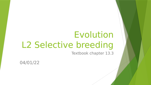 Selective Breeding | Teaching Resources