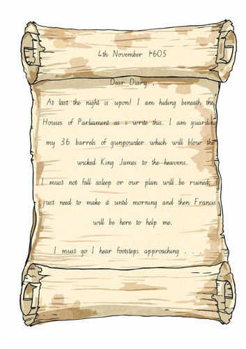 Gunpowder plot - english focus - year 2 | Teaching Resources