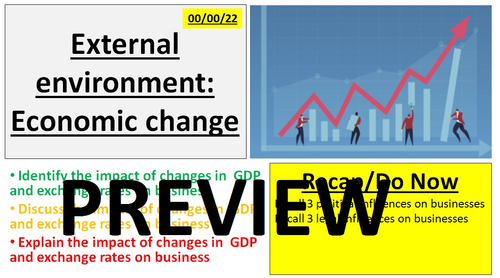 3.7.5 Analysing the external environment: Economic change - AQA A Level ...