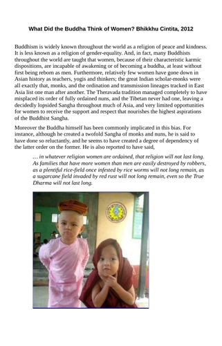 OCR A2 Buddhism and Gender | Teaching Resources