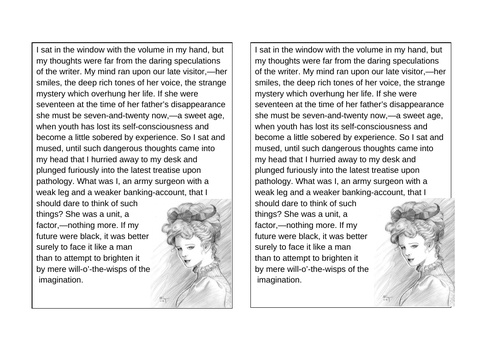 The Sign of Four: Chapter 2 | Teaching Resources