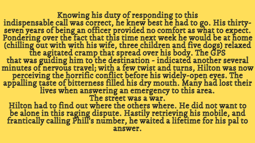 Edexcel IGCSE English Task | Story writing titled: "The beginning ...