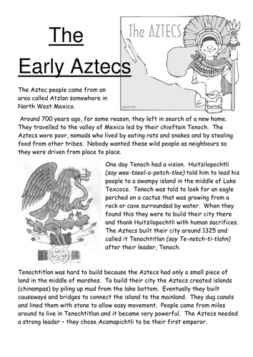 Ln 1 Who were the Amazing Aztecs? | Teaching Resources
