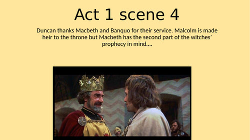 Macbeth Act 1 resources | Teaching Resources