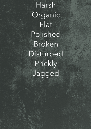 Art & Design Vocabulary Poster - Texture | Teaching Resources