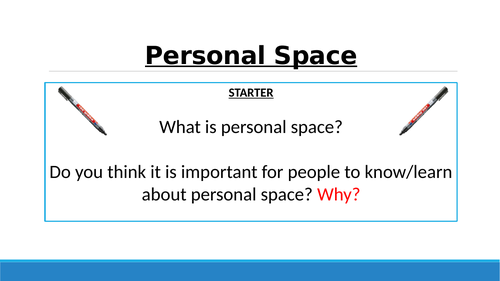 Personal Space | Teaching Resources
