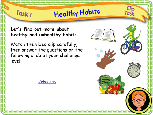Healthy Habits - Routines KS1 | Teaching Resources