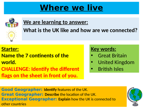 Where we live | Teaching Resources
