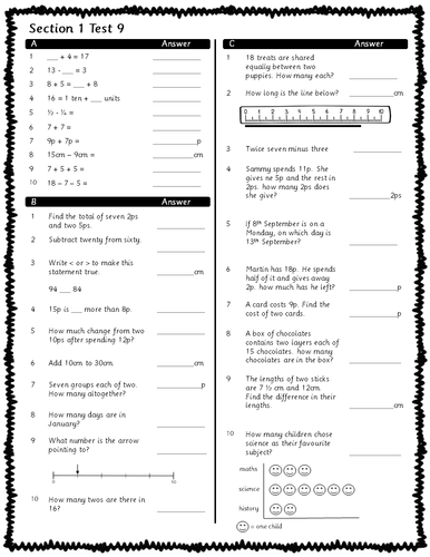 Year 3 maths arithmetic workbook British Curriculum | Teaching Resources