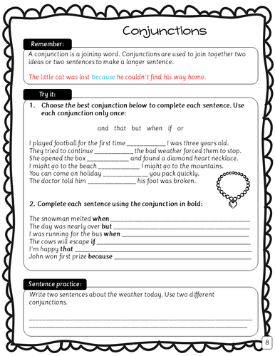 Year 3 Grammar Workbook Term 1 | Teaching Resources