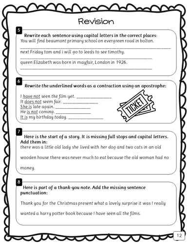 Year 3 Grammar Workbook Term 1 | Teaching Resources