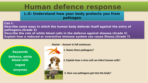 GCSE Science B5 Health and disease AQA powerpoints and exam questions ...