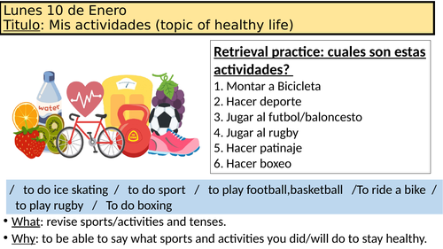Healthy living + tenses KS3/KS4 | Teaching Resources