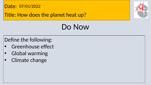 KS3 - Earths Climate | Teaching Resources