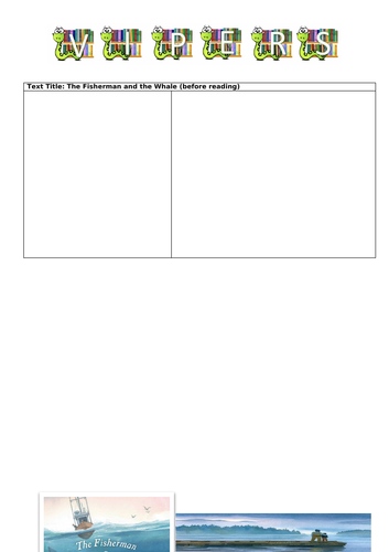 The Fisherman and the Whale Reading Comprehension (VIPERS) | Teaching ...