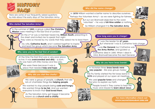 The Salvation Army: History | Teaching Resources