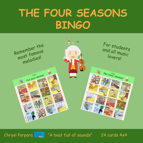 THE FOUR SEASONS BINGO | Teaching Resources