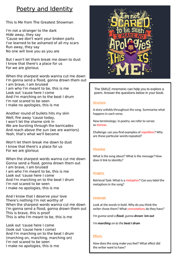 Poetry and Identity | Teaching Resources