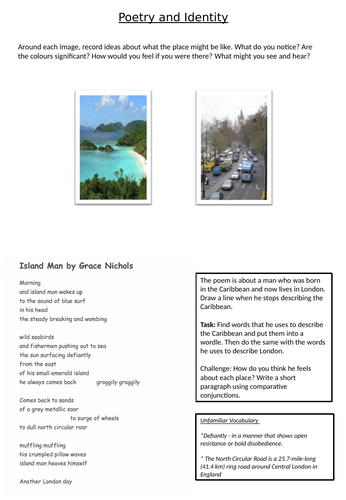 Poetry and Identity | Teaching Resources