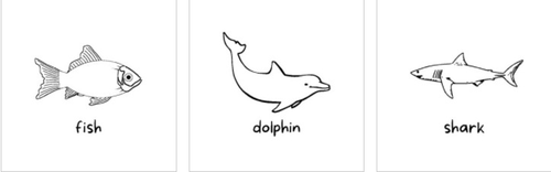 Coloring Pages on Sea Animals | Teaching Resources