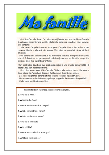 AQA / EDEXCEL Studio GCSE French (Foundation) – Module 1 - Qui suis-je ...