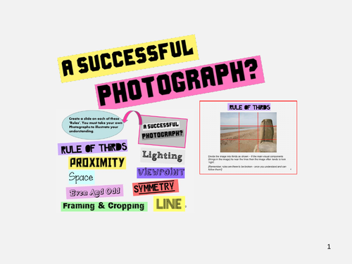 Formal Elements of Photography Explained | Teaching Resources