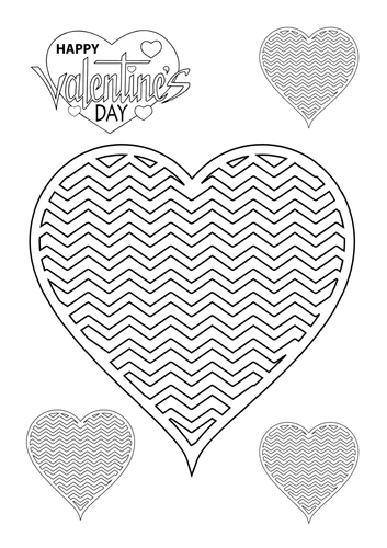 Valentine's Day Tracing Cards EYFS | Teaching Resources