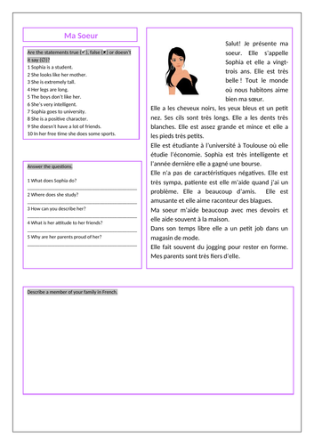 AQA / EDEXCEL Studio GCSE French (Foundation) – Module 1 - Qui suis-je ...