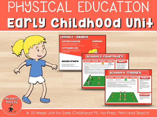 Lower Elementary Physical Education Bundle: Kindergarten to Year 3 ...