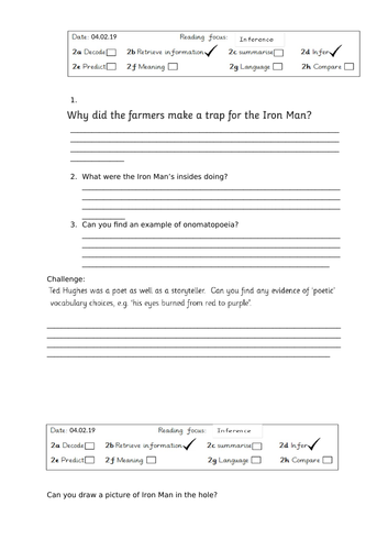 The Iron Man | Teaching Resources