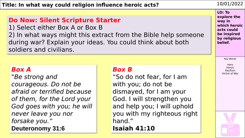 Religion, Peace and Conflict - WW2 Case Study Unit (Revision ...
